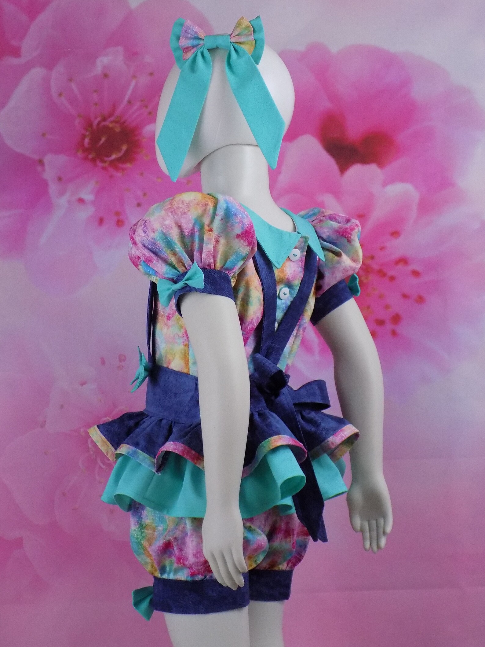 Denim Casual Wear Tie Dye Pageant Wear Casual Wear Spring - Etsy