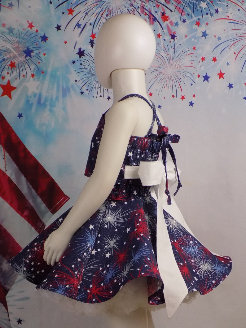 Patriotic Pageant Wear 4th July Outfit Girls 4th July Dress Etsy