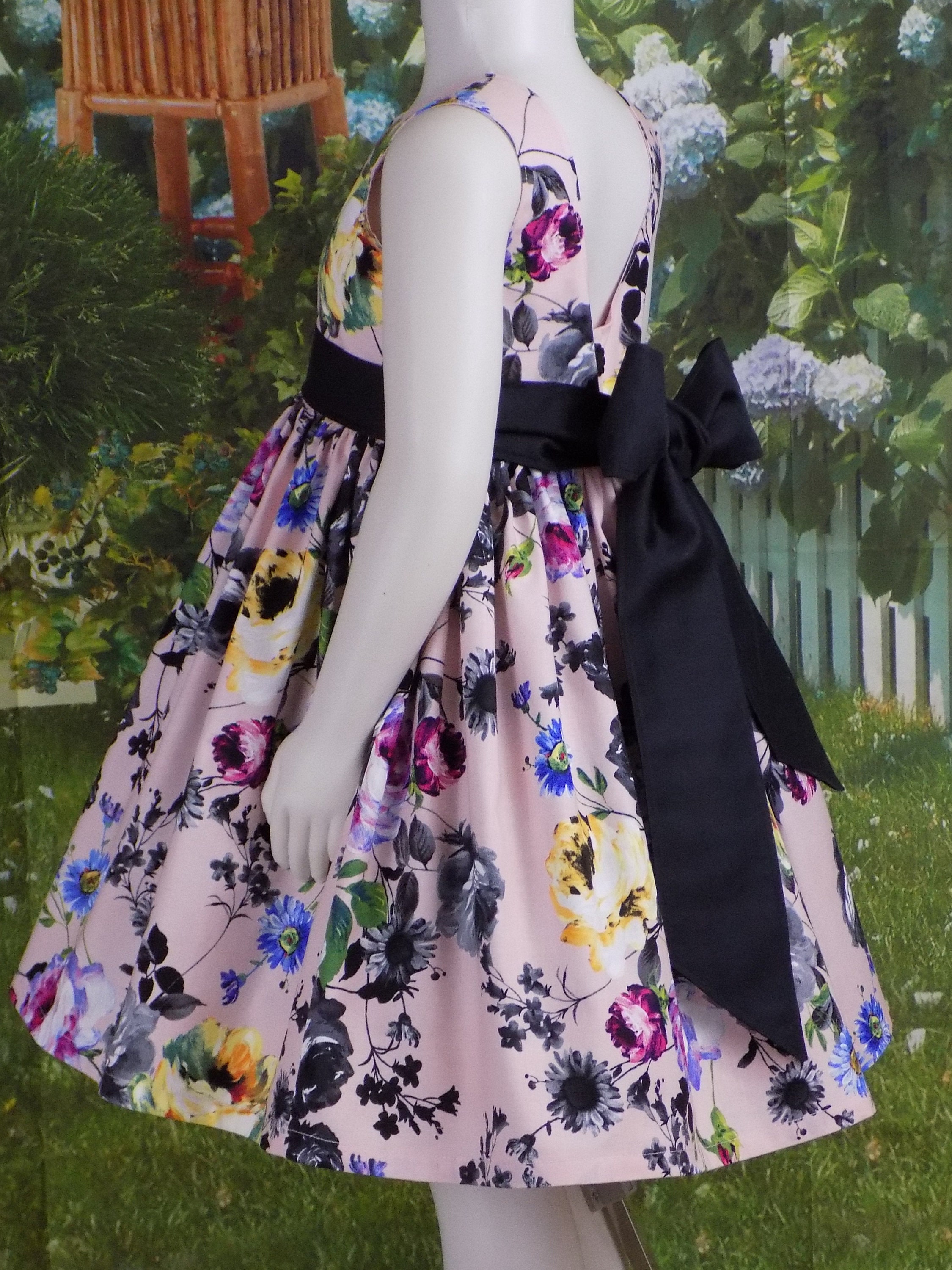 5T Girls Spring Dress Easter Dress Floral Dress Fancy - Etsy