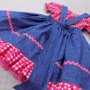 Denim Pageant Wear Hot Pink Girls Western Dress, Country, Western OOC ...