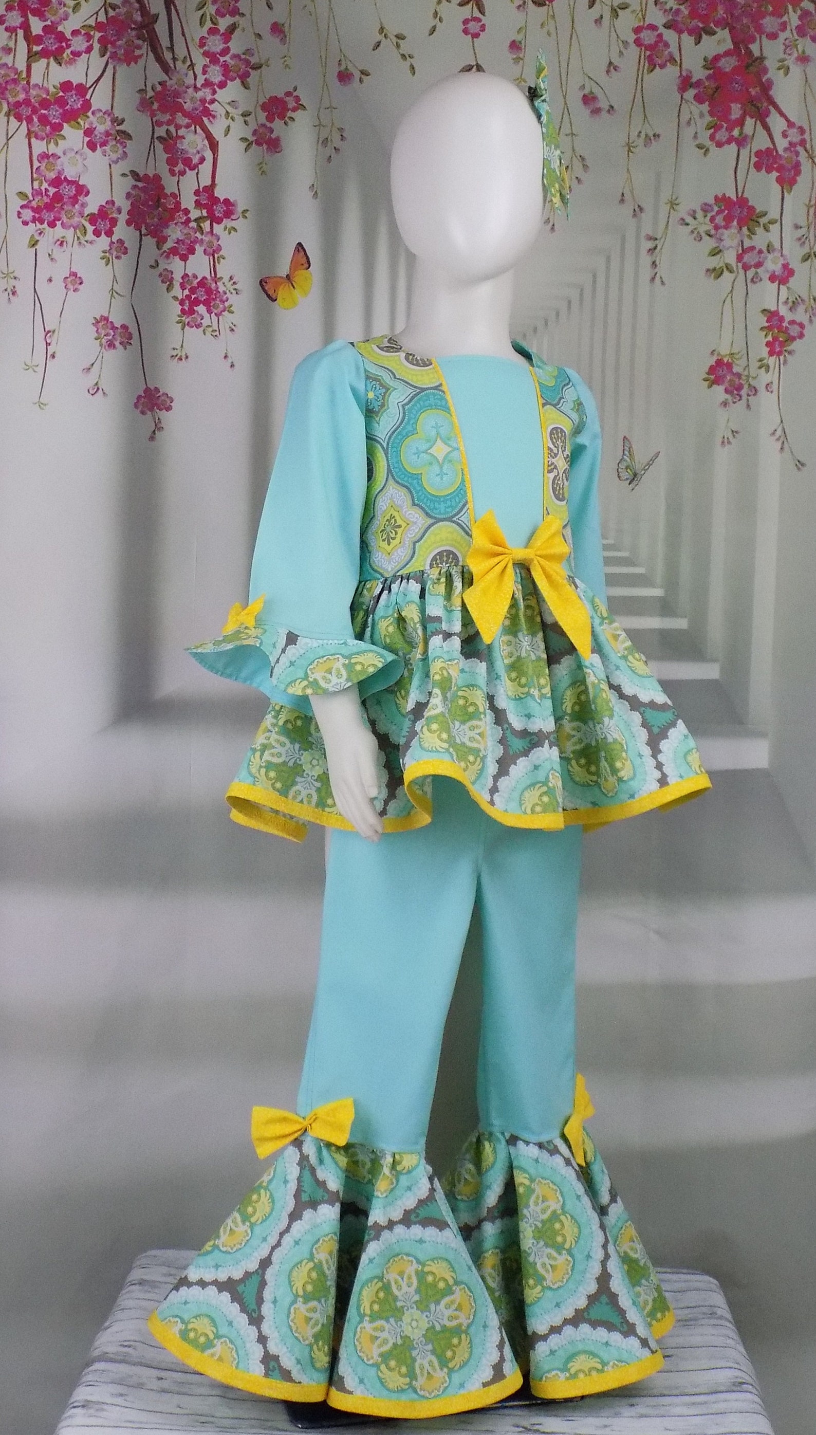 Casual Wear Pageant Outfit Girls Pant Outfit Outfit of - Etsy