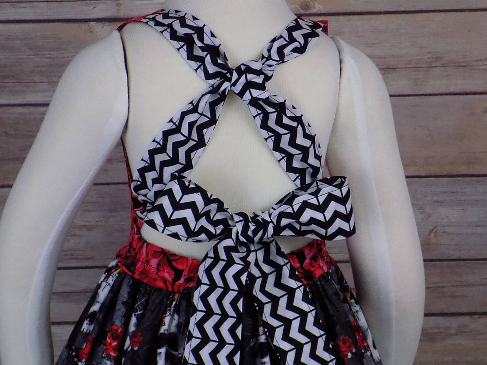 Girl Skull Dress, Day of the Dead, Halloween, Skeleton, Rose, Sugar ...