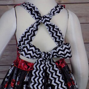 Girl Skull Dress, Day of the Dead, Halloween, Skeleton, Rose, Sugar ...