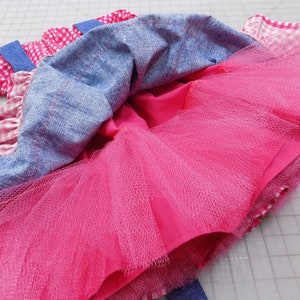 Denim Pageant Wear Hot Pink Girls Western Dress, Country, Western OOC ...
