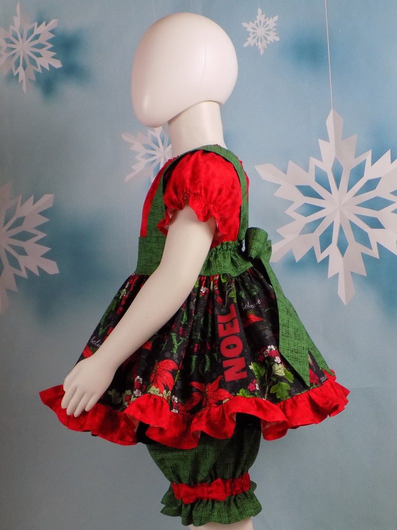 Christmas Pageant, Outfit, Casual Wear, OOC, Tunic Bloomers, Red, Green ...