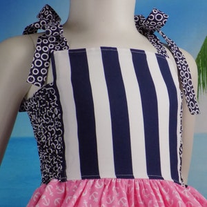 Anchor Dress, Nautical, Sailor, High Low, Pageant, Casual Wear, OOC ...