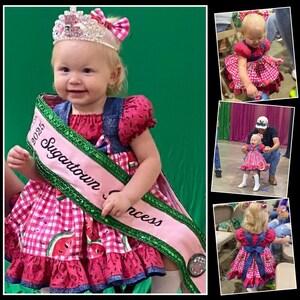 Watermelon Dress, Girls Western Dress, Country, Pageant, Denim Wear ...
