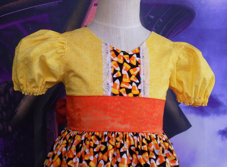 CANDY CORN Dress Girls HALLOWEEN Dress Clothing Clothes | Etsy