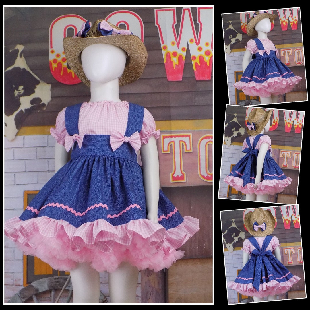 Pink Western Dress, Pink Cowgirl Outfit, Pink Cowgirl Birthday, Pink ...