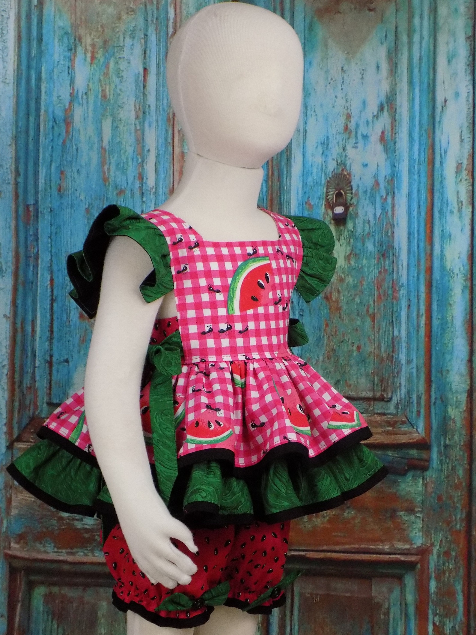 Girls Watermelon Outfit Watermelon Pageant Birthday Party - Etsy