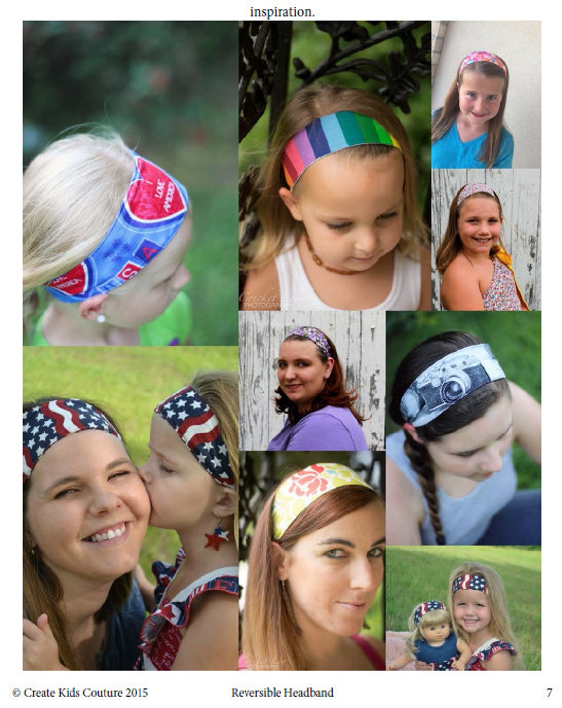 MATCHING Headband Retro Cotton Boutique Hair Bow Made to | Etsy