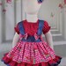 Watermelon Dress Girls Western Dress Country Pageant Denim - Etsy