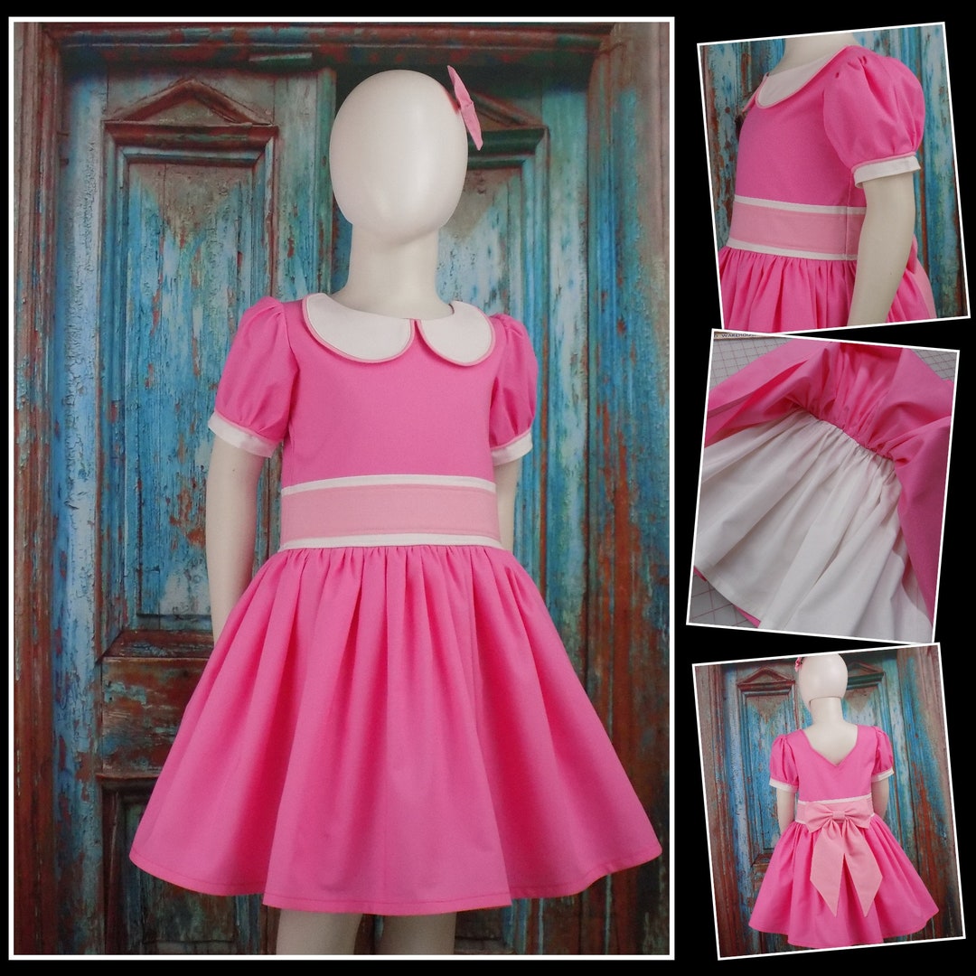 Interview Dress for Pageant, Girls Solid Color Cotton or Poly Cotton ...