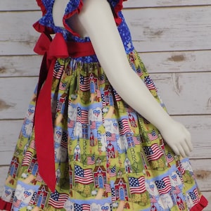 Girls, Patriotic Dress, 4th of July Dress, Pageant, Stars, Flags ...