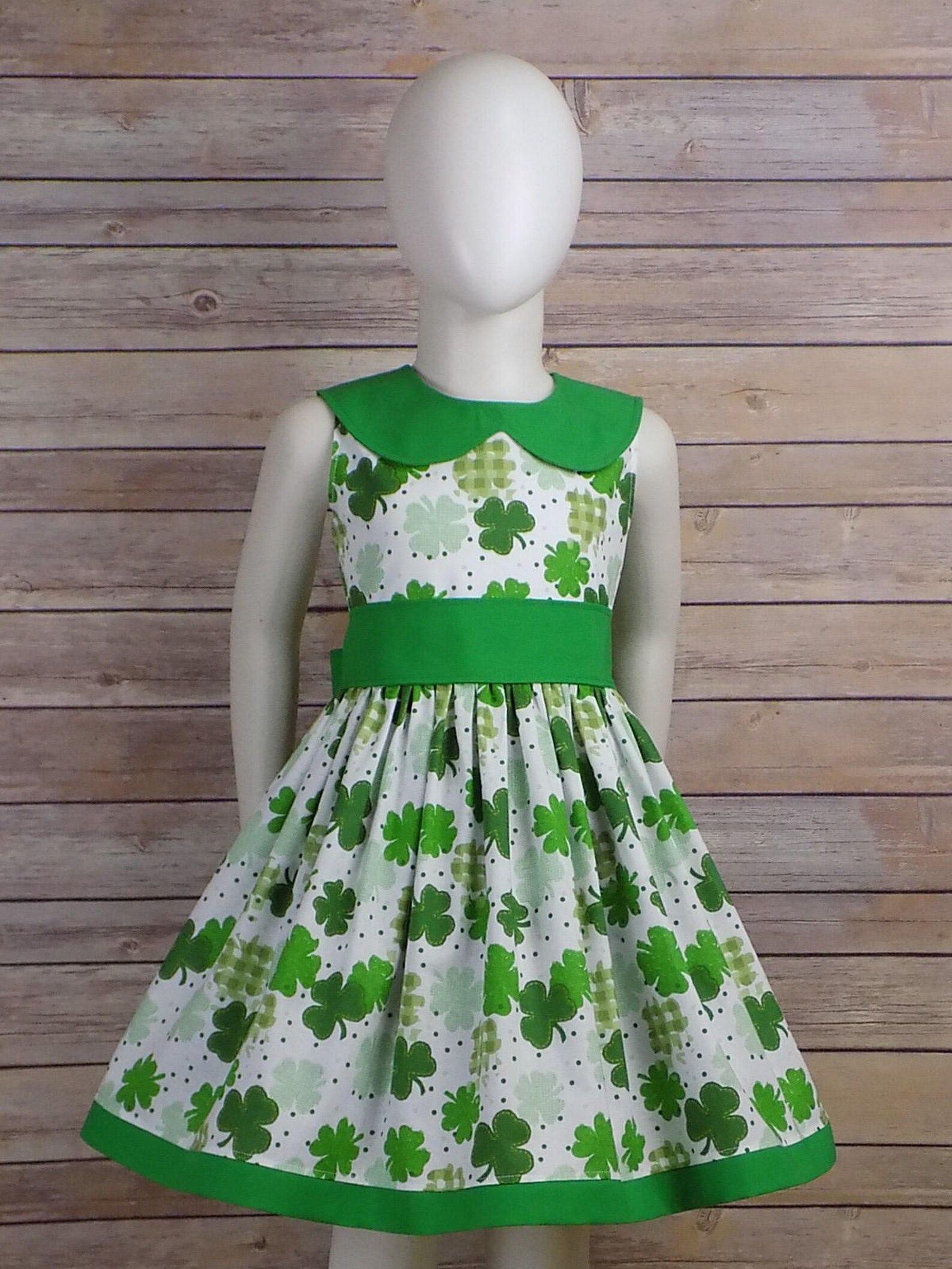 St Patricks Day Dress, Girl, Shamrock, Patty, Green, Toddler, Parade ...