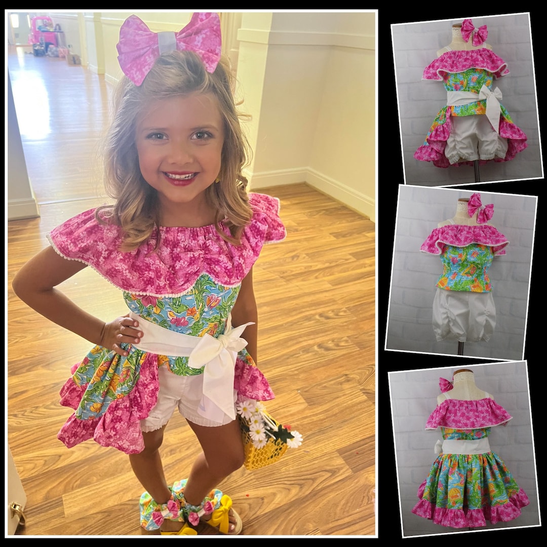 Girls Beach Outfit, Pageant OOC, Hawaiian Wear, Luau Theme, Casual Wear ...