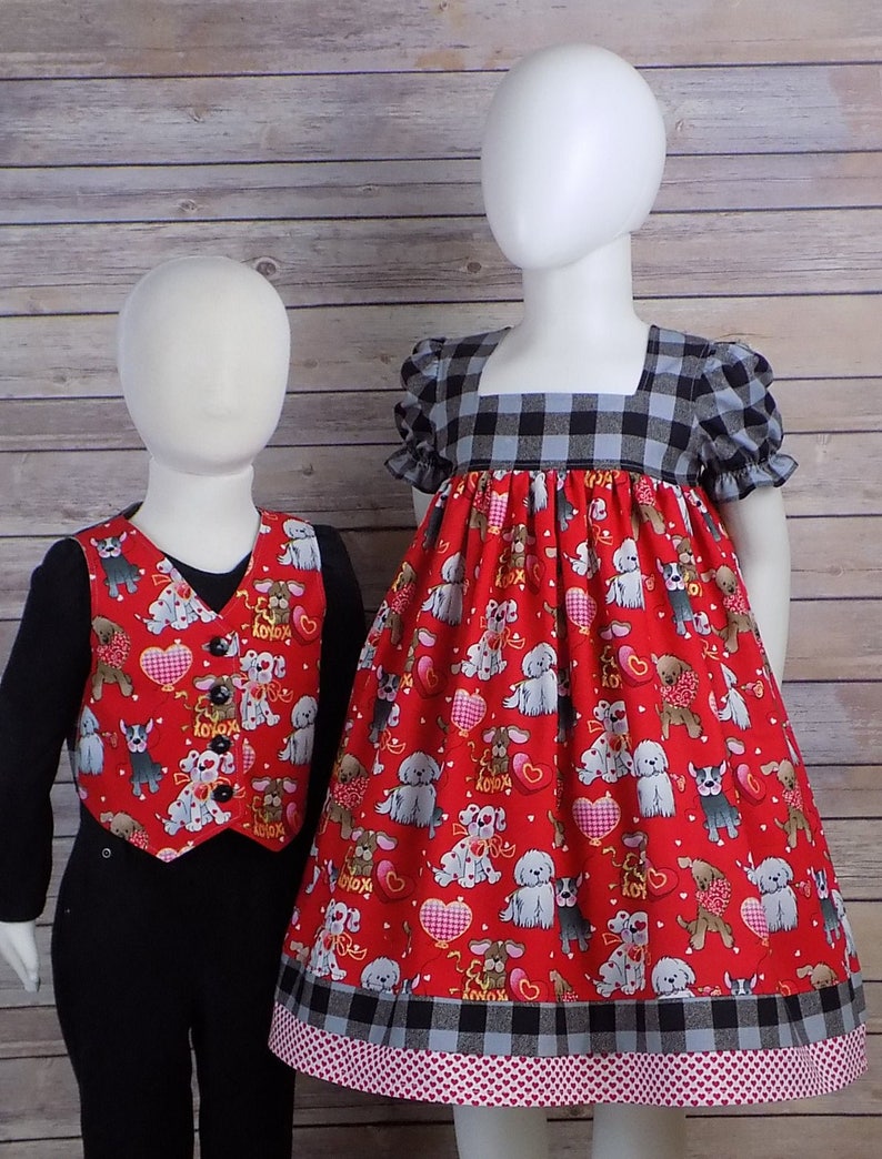 Valentine Day Brother Sister Set Sibling Set Matching - Etsy