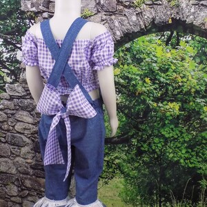 Denim Pageant Overalls, Girls Western Outfit, Denim Wear, Country ...