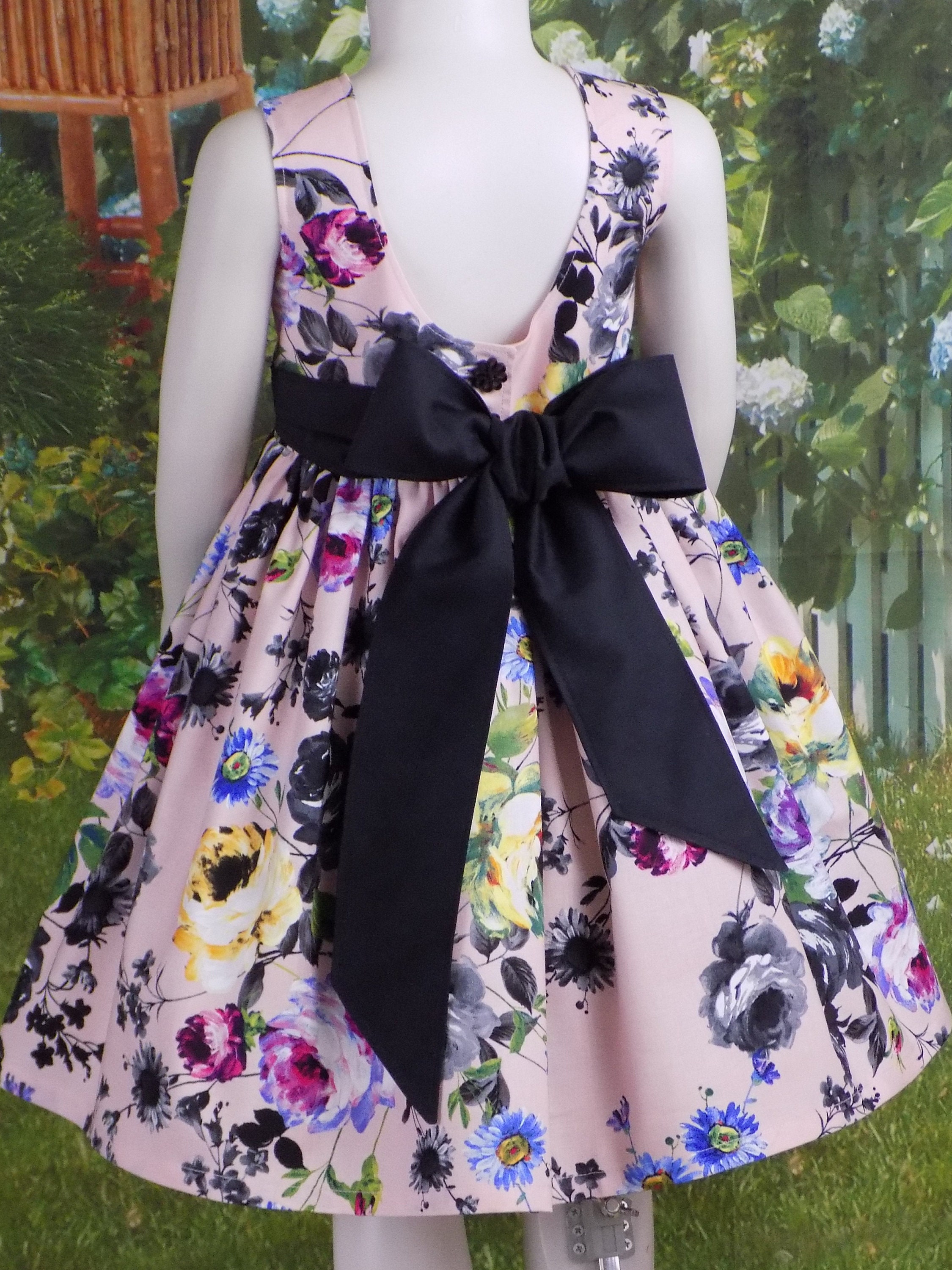 5T Girls Spring Dress Easter Dress Floral Dress Fancy - Etsy