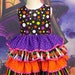 Halloween Pageant Wear, Halloween OOC, Girls Ruffle Dress, Halloween ...