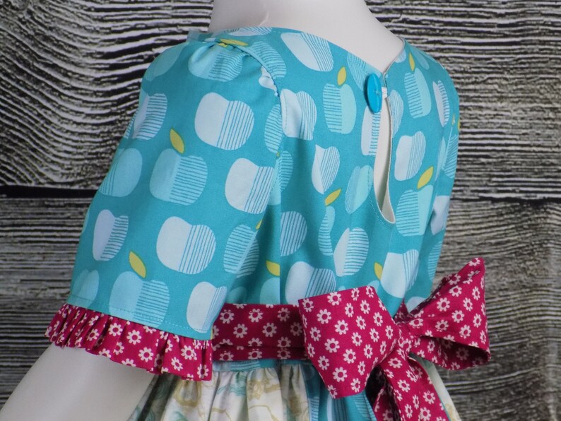 Apple Dress School Dress ABC Back to School First Day | Etsy