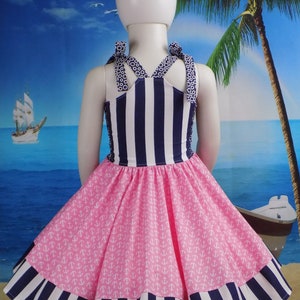 Anchor Dress, Nautical, Sailor, High Low, Pageant, Casual Wear, OOC ...