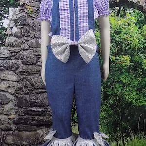 Denim Pageant Overalls, Girls Western Outfit, Denim Wear, Country ...