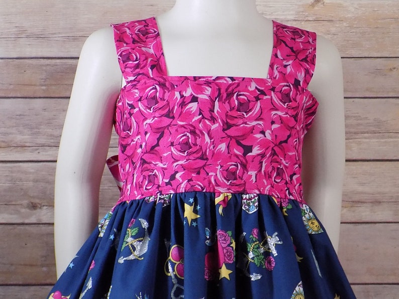 Girls Skull Dress, Pink Roses, Day of Dead, Sugar, Skeleton, Goth ...