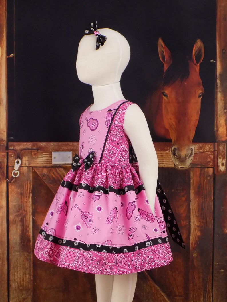 Girls Pink Western Wear Pink Cowgirl Dress Pink Cowgirl - Etsy
