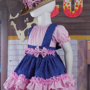 Pink Western Dress, Pink Cowgirl Outfit, Pageant Western Wear Birthday ...