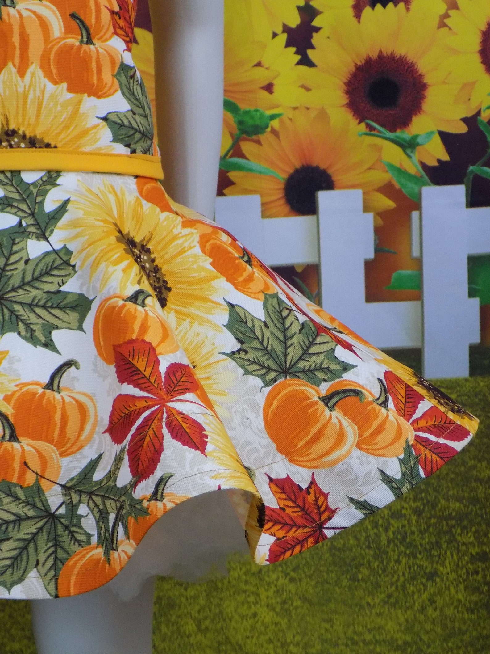 Girls Sunflower Outfit Pageant Wear OOC Sunflower Dress | Etsy