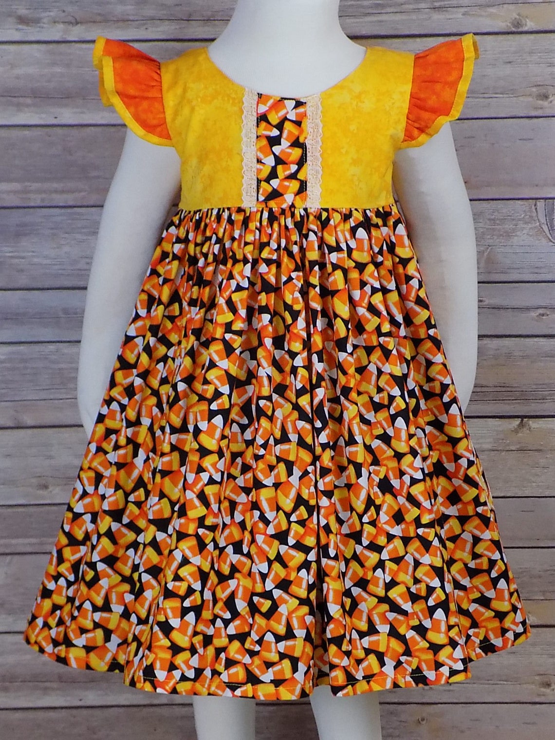 Girls CANDY CORN Dress Outfit Girls HALLOWEEN Dress | Etsy