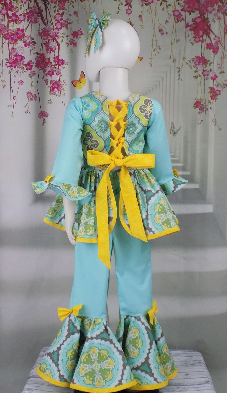 Casual Wear Pageant Outfit Girls Pant Outfit Outfit of - Etsy