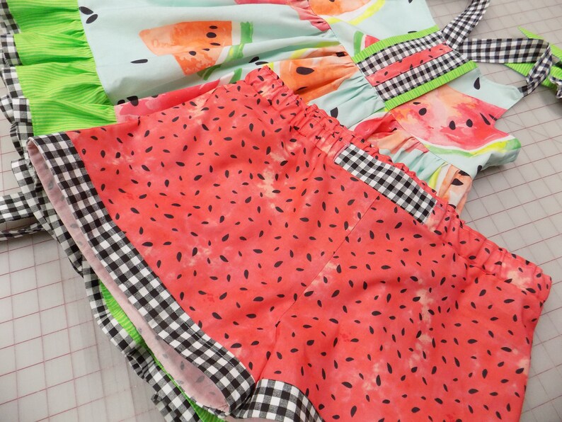 Girls Watermelon Outfit, Watermelon Pageant, Birthday Party, Watermelon ...