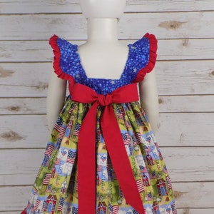 Girls, Patriotic Dress, 4th of July Dress, Pageant, Stars, Flags ...