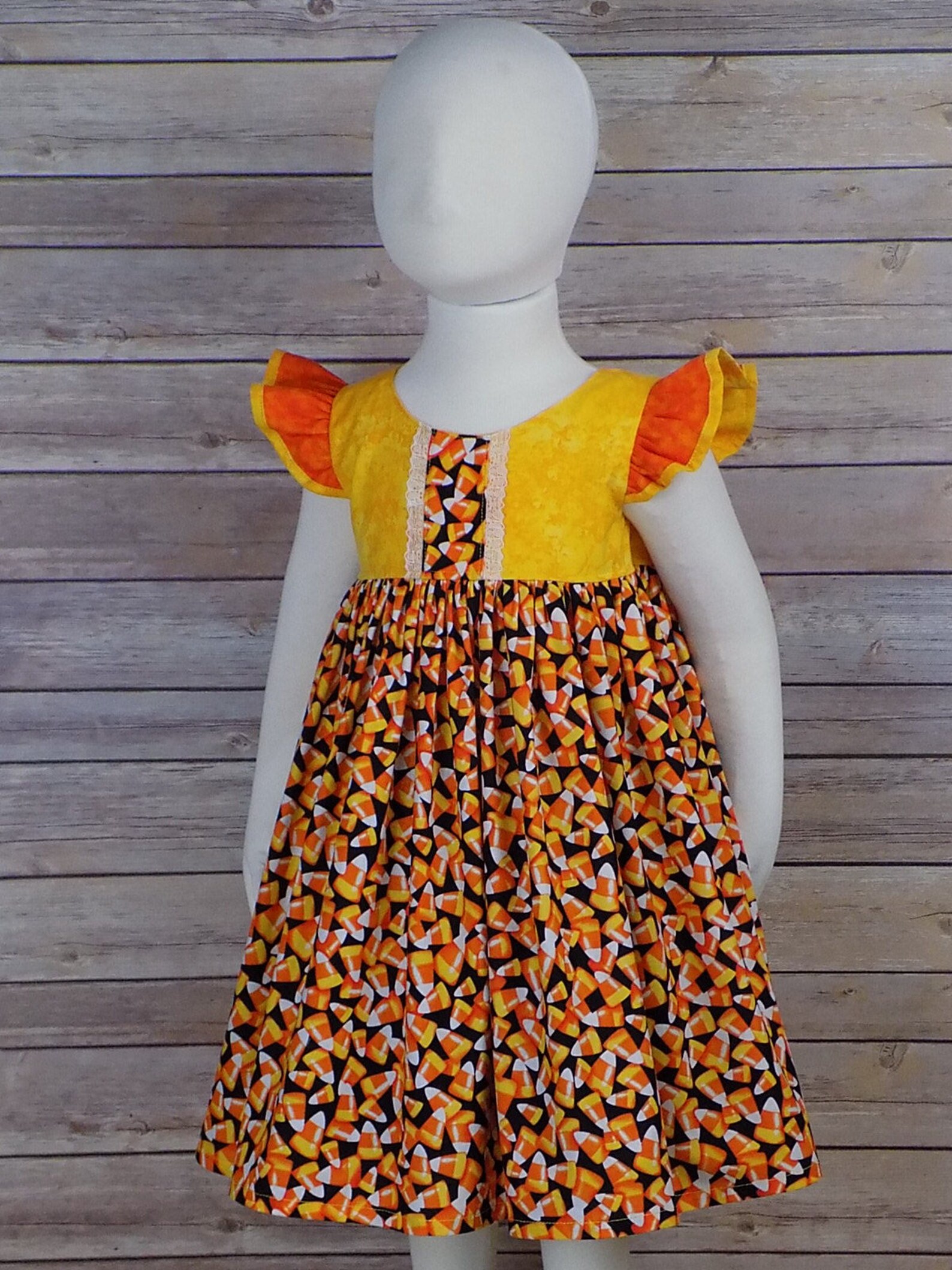 Girls CANDY CORN Dress Outfit Girls HALLOWEEN Dress | Etsy