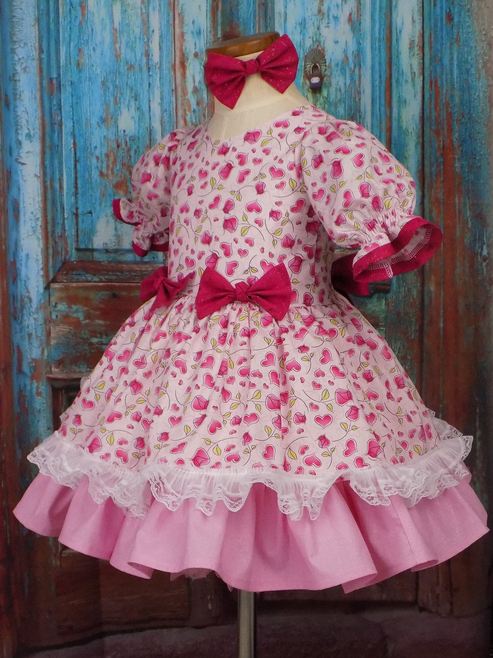 Pink Pageant Dress, Pink Pageant Wear, Pink OOC, Valentine Pageant ...