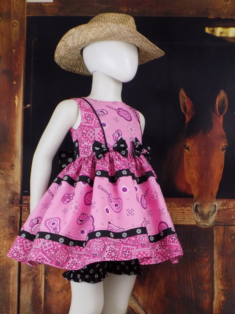 Girls Pink Western Wear Pink Cowgirl Dress Pink Cowgirl - Etsy UK