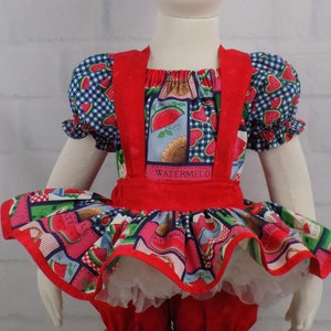 Girls Watermelon Outfit, Watermelon Pageant, Birthday Party, Watermelon ...
