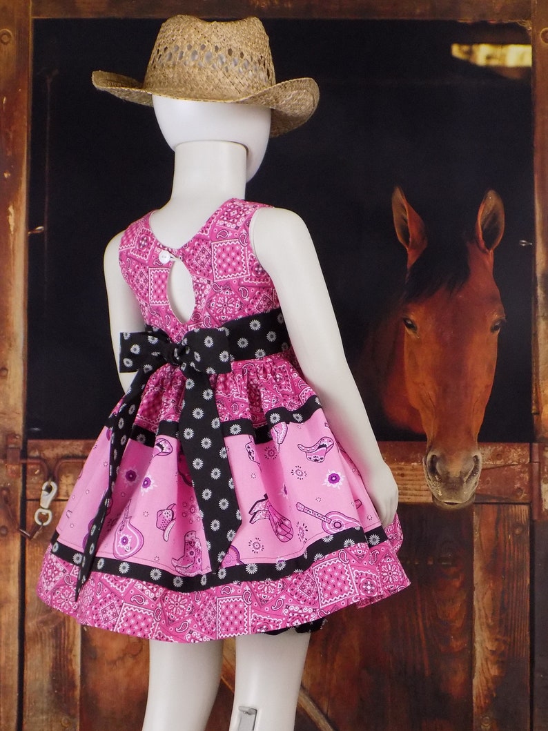 Girls Pink Western Wear Pink Cowgirl Dress Pink Cowgirl | Etsy