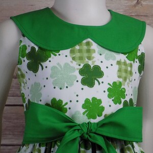Girls Shamrock Dress, St Patricks Day Dress, Green, Toddler, Parade ...
