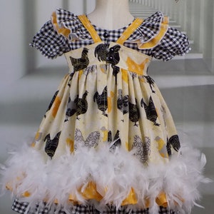 Chicken Dress, Chicken Pageant, Farm Dress, Girl, 1st Birthday, Western ...