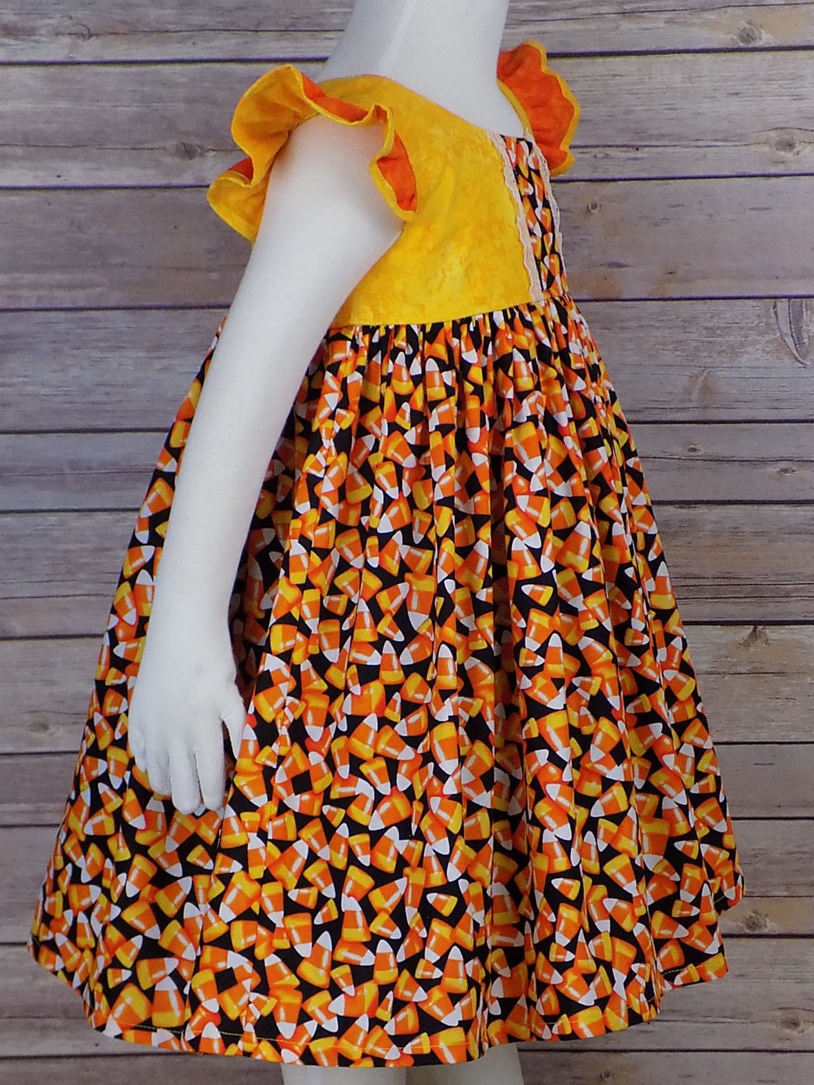 Girls CANDY CORN Dress Outfit Girls HALLOWEEN Dress | Etsy