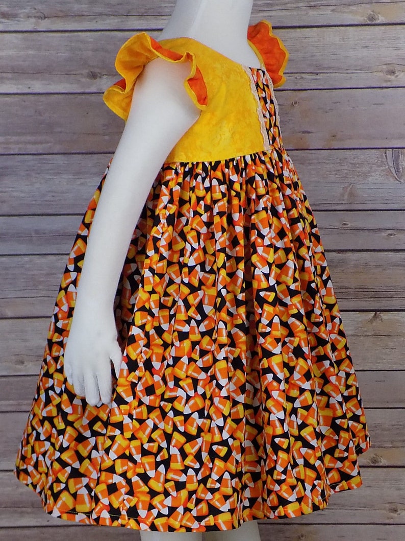 2T Girls Candy Corn Dress Halloween Dress READY to SHIP | Etsy