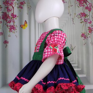 Watermelon Dress, Girls Western Dress, Country, Pageant, Denim Wear ...