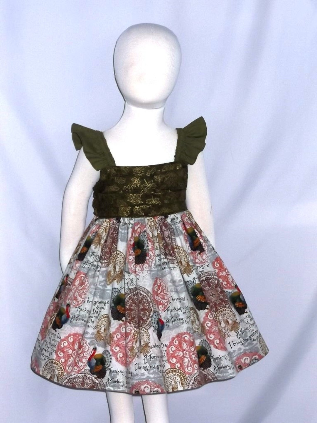 Thanksgiving Dress, Girls, Turkey Dress, Toddler, Thanksgiving Outfit ...