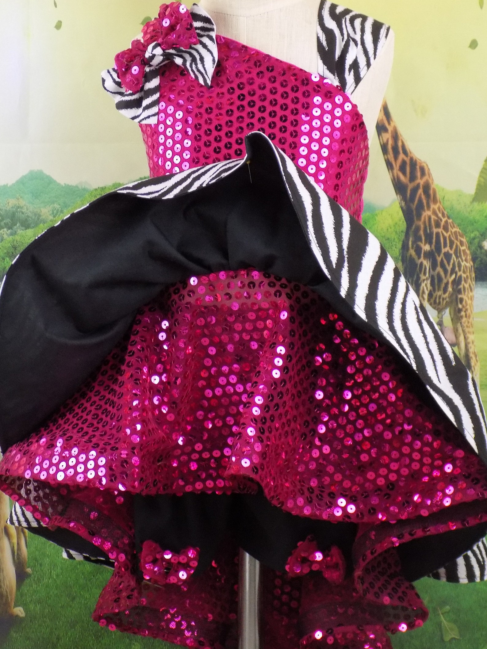 Jungle Pageant Wear, Zebra Outfit, Birthday Party, Wild Wear Set ...