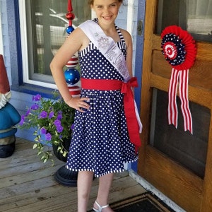 50s Dress, 50s Outfit, Pageant Wear, Patriotic Dress, 4th July Dress ...