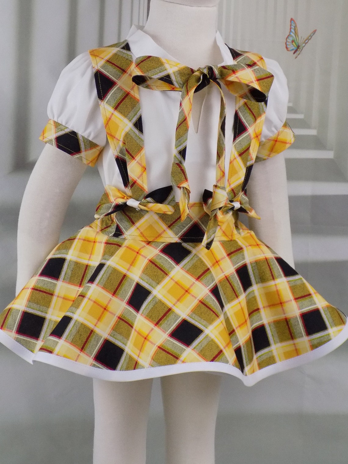 Back to School Outfit, Pageant School Wear, OOC, Suspender Skirt ...