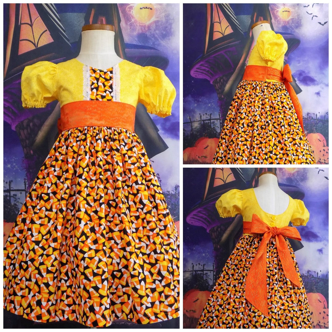 CANDY CORN Dress Girls HALLOWEEN Dress Clothing Clothes Etsy candy-corn-dress-girls-halloween-dress-clothing-clothes-etsy
